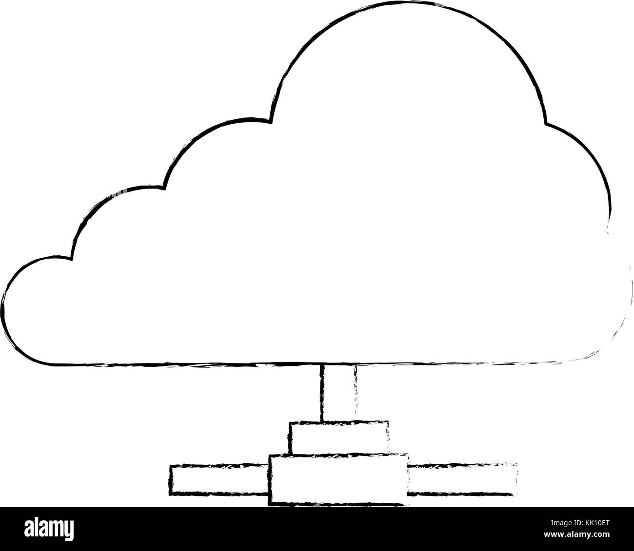 cloud computing isolated icon Stock Vector Image & Art - Alamy