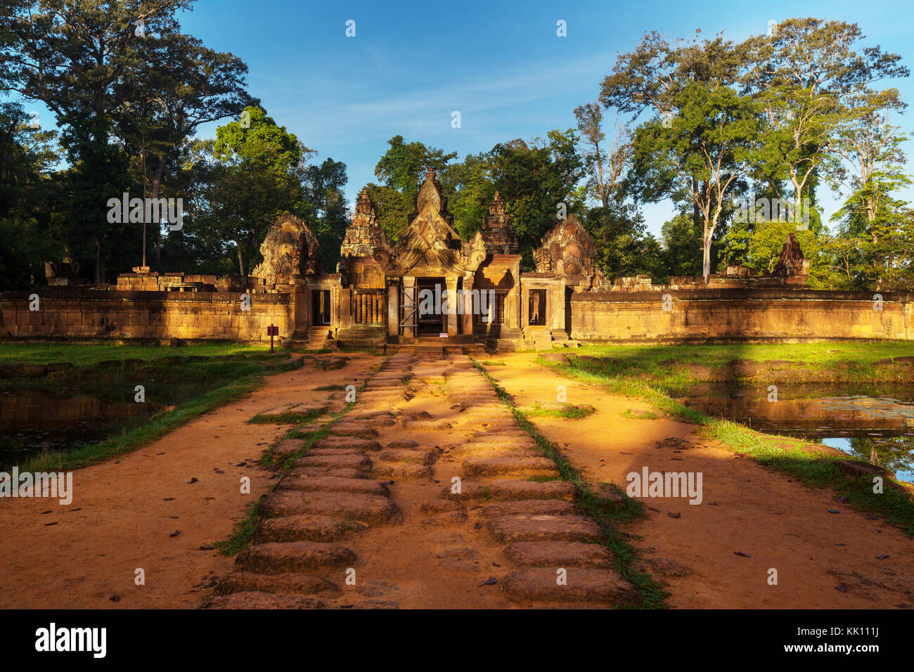 Ancient Khmer temple Koh Ker in Angkor region near Siem Reap, Cambodia ...