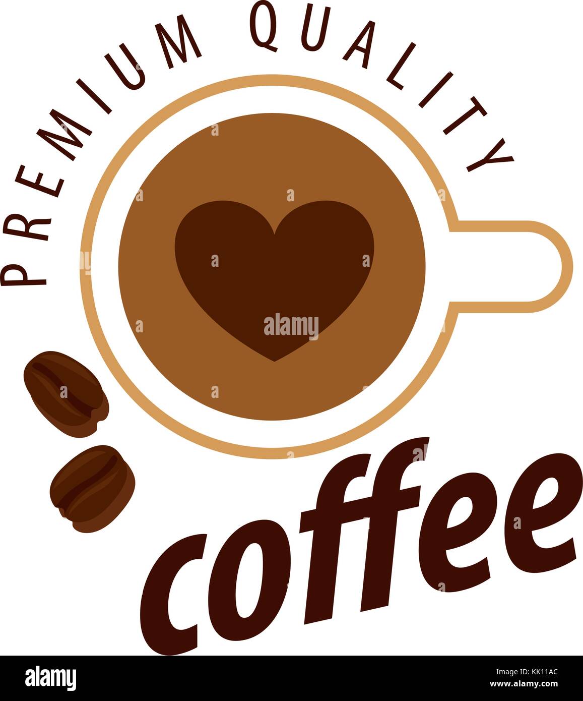 vector logo for coffee Stock Vector Image & Art - Alamy