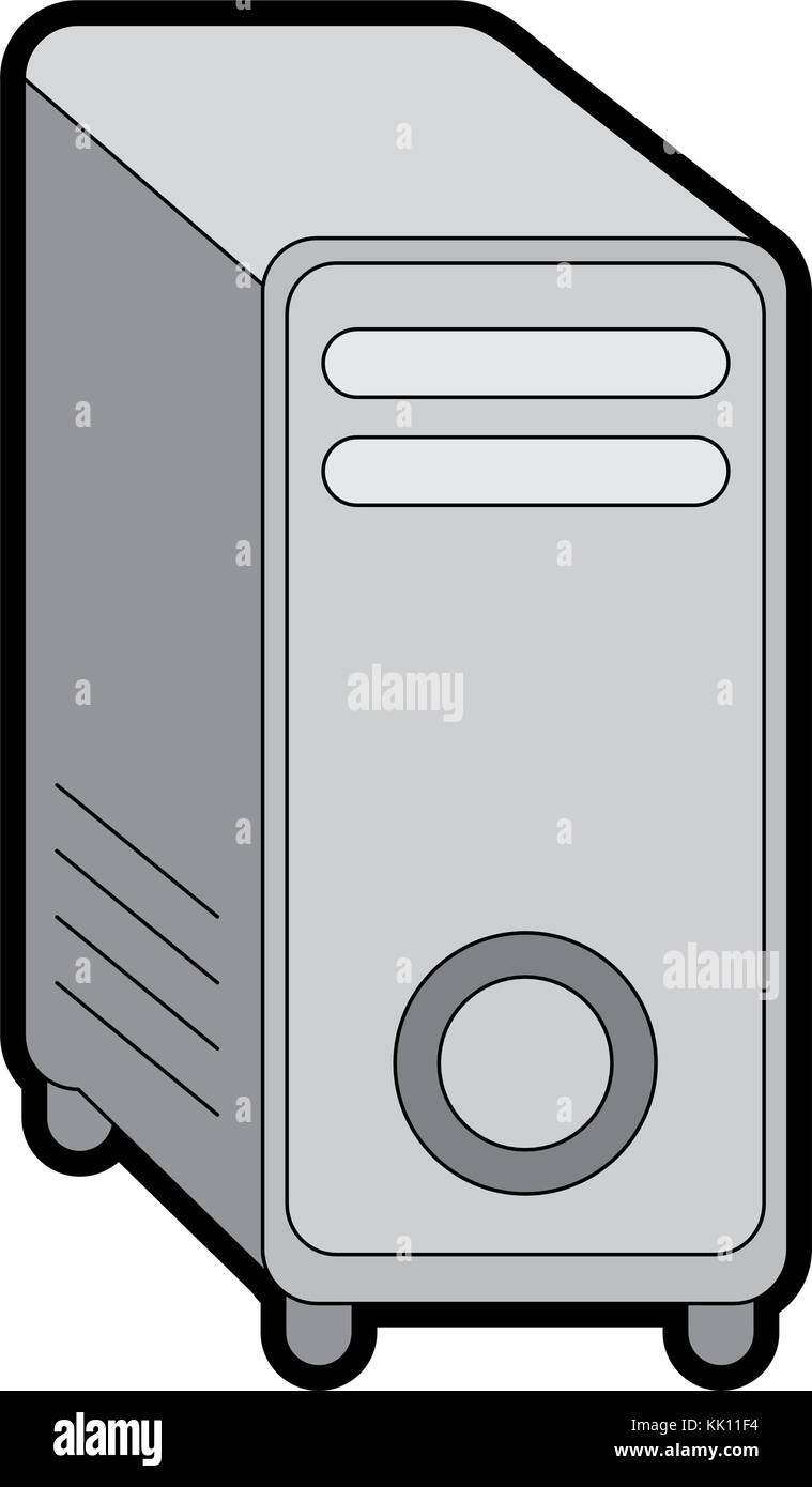computer tower isolated icon Stock Vector Image & Art - Alamy