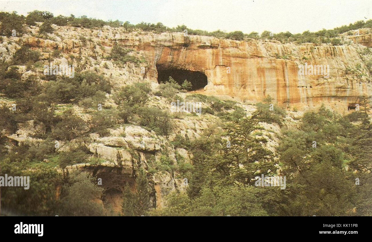 The Wadi el Kouf cave is a significant geological and historical site ...