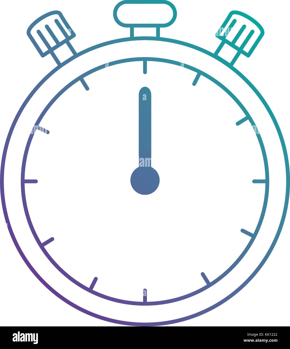 chronometer clock isolated icon Stock Vector Image & Art - Alamy