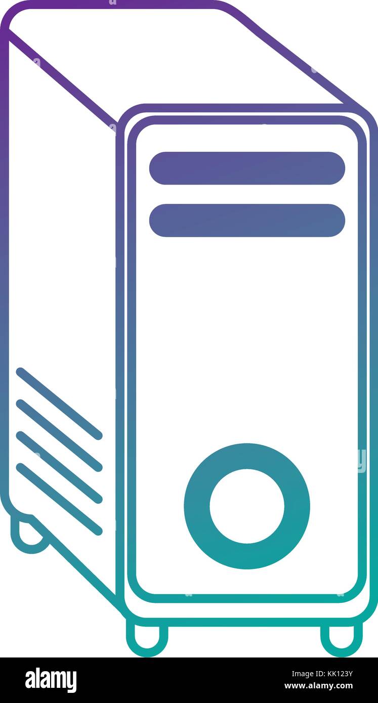 computer tower isolated icon Stock Vector Image & Art - Alamy