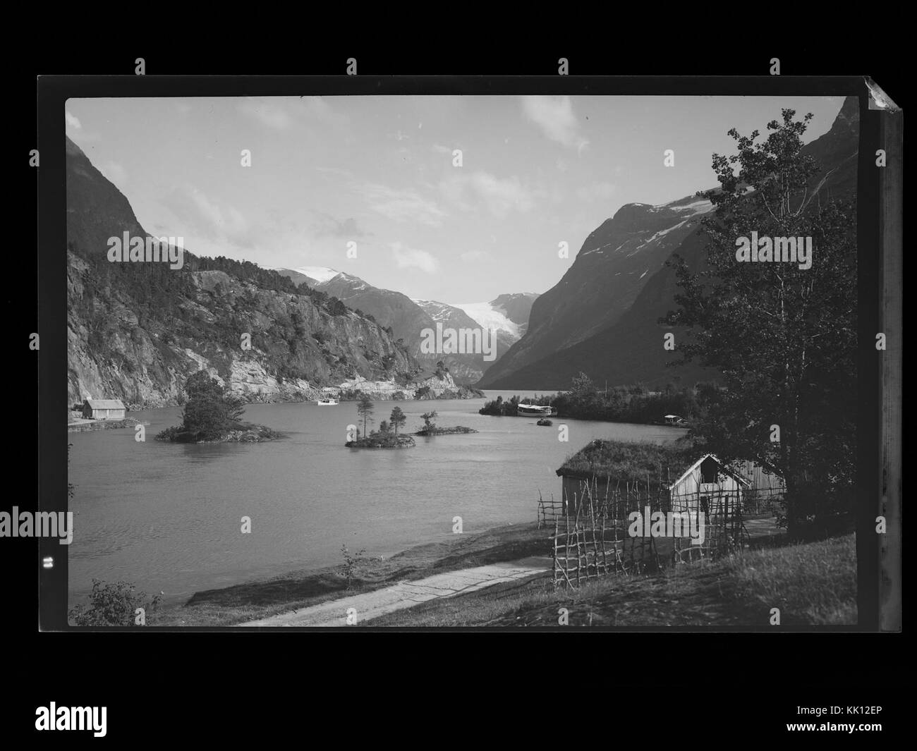 Nordfjord loen Black and White Stock Photos & Images - Alamy