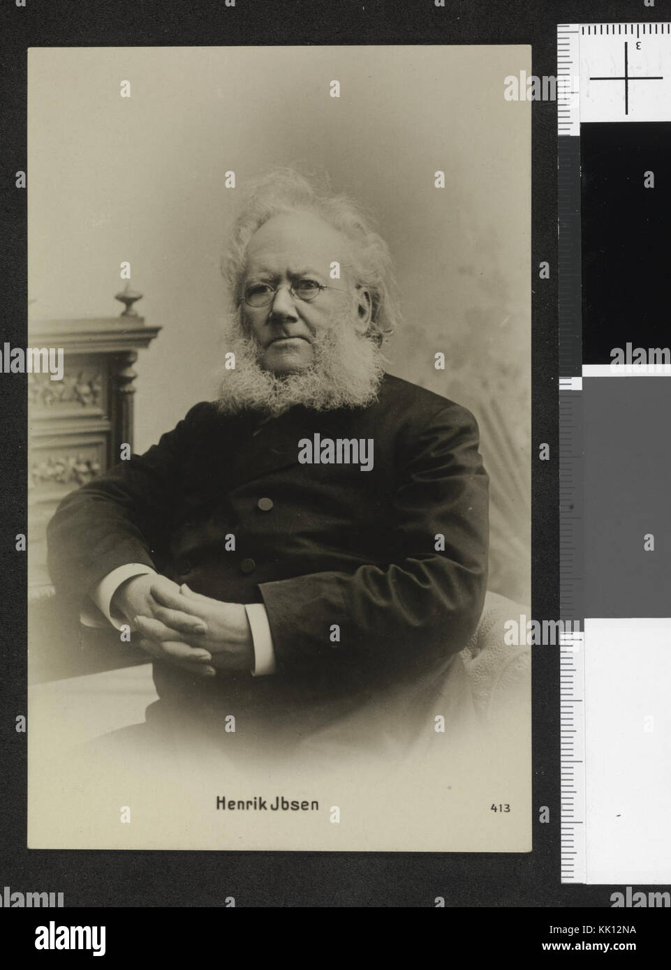 This image of Henrik Ibsen, taken in 2016, captures a modern ...