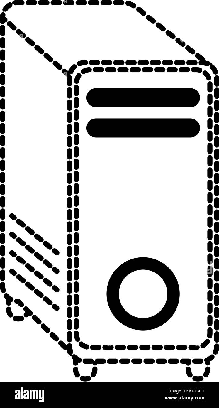 computer tower isolated icon Stock Vector Image & Art - Alamy