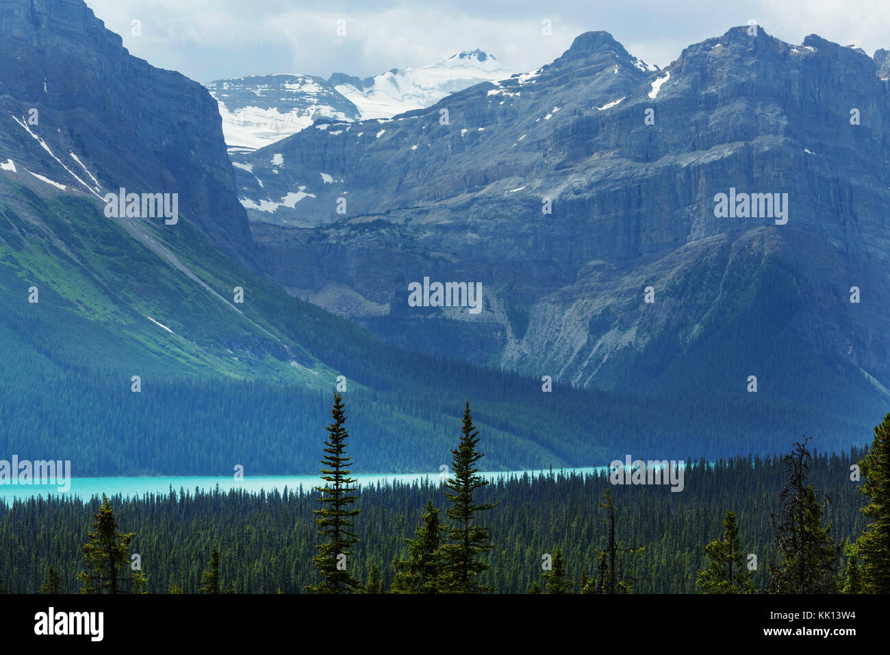 Blue lake. Canadian landscapes Stock Photo - Alamy