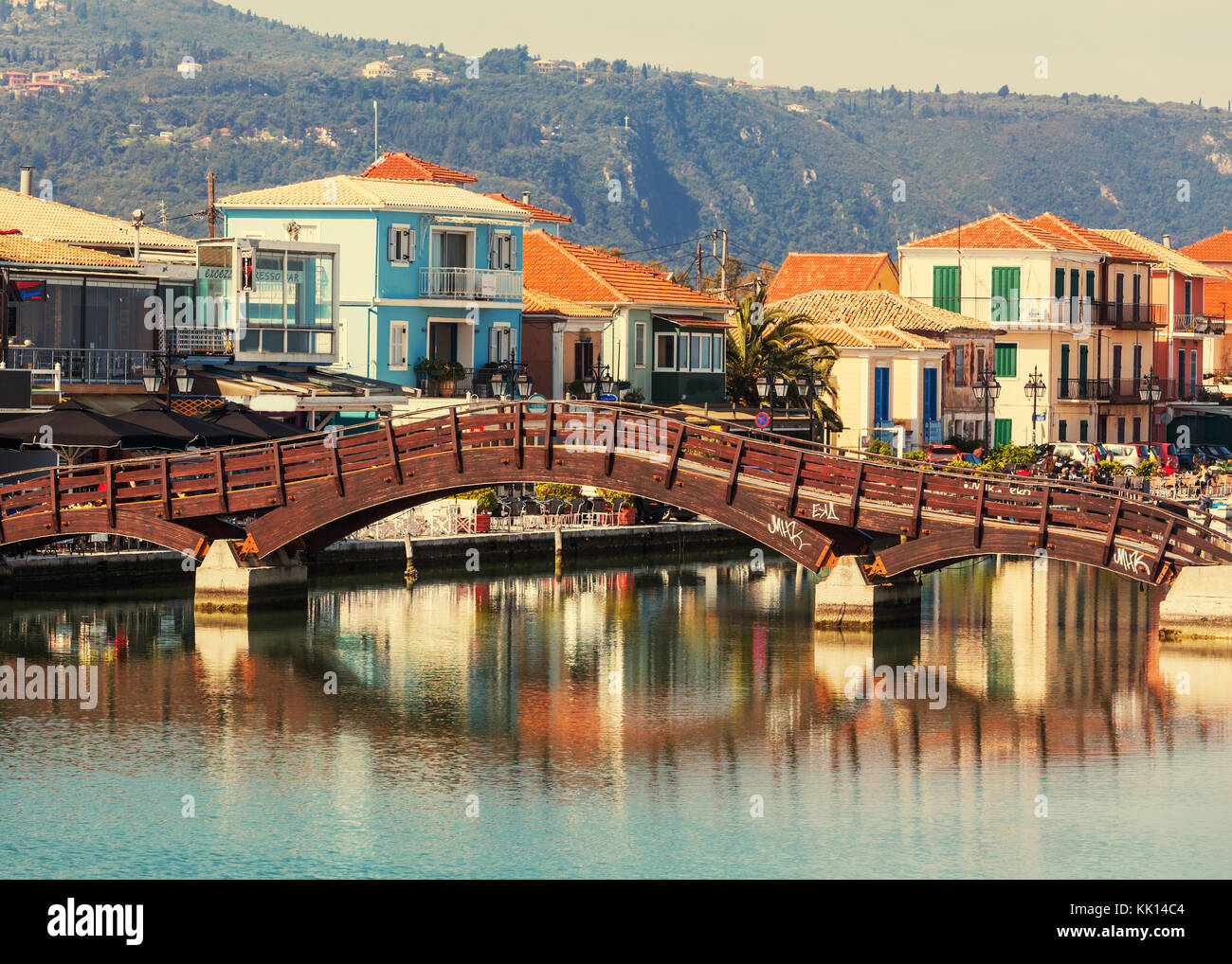 Sunset on Lefkada island Stock Photo - Alamy