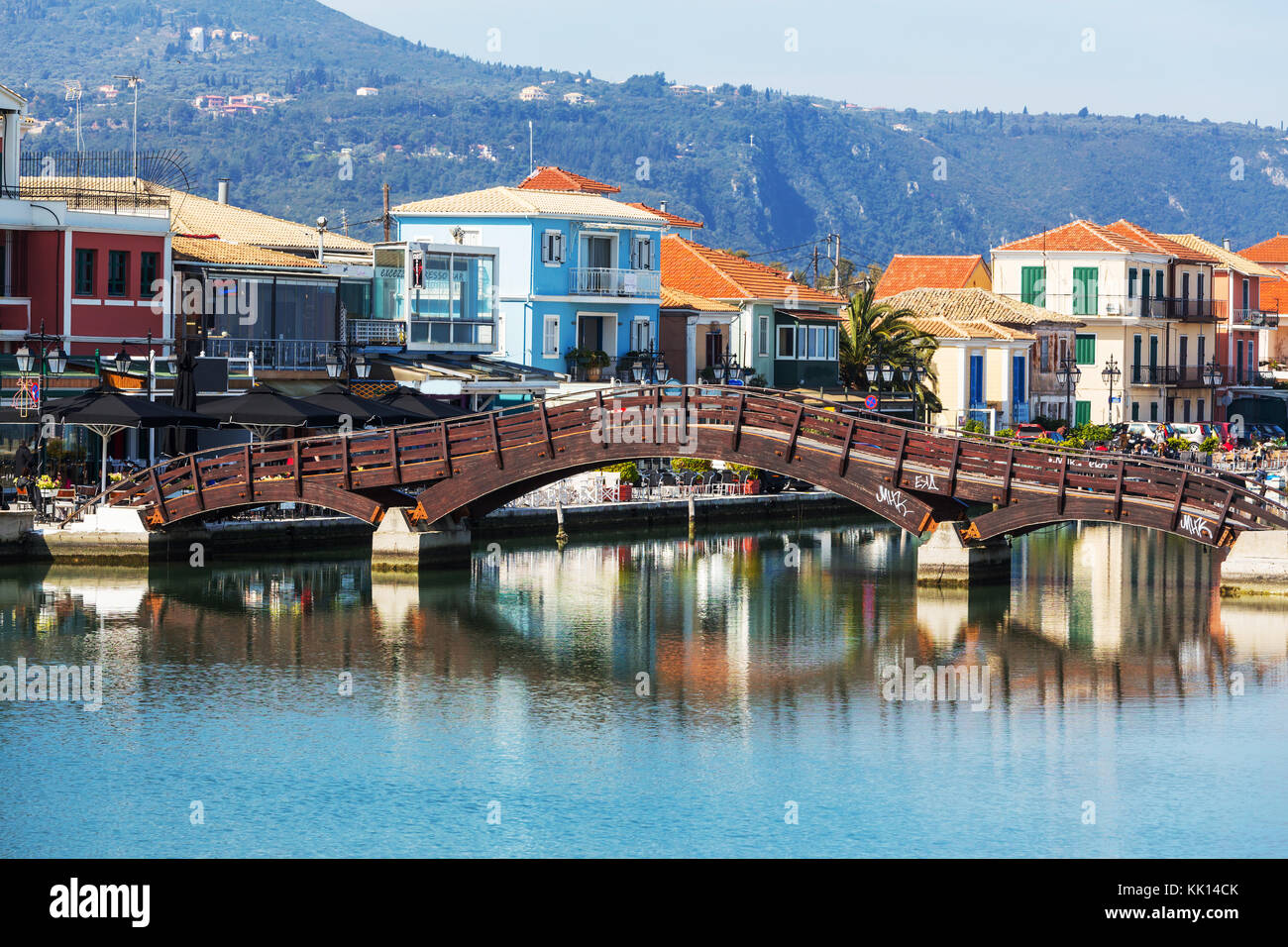 Sunset on Lefkada island Stock Photo - Alamy