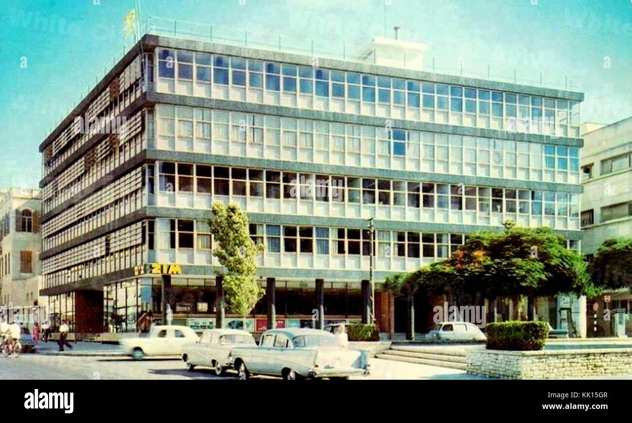 The ZIM Building, constructed in 1960, is a significant example of mid ...