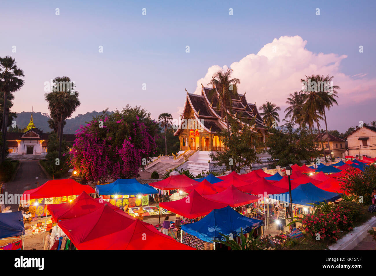 Luang Prabang view from above, Laos Stock Photo - Alamy
