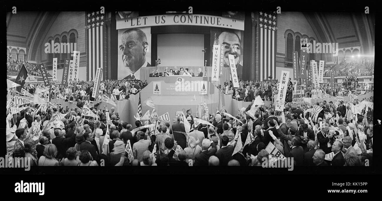 1964 Democratic National Convention 3 Stock Photo - Alamy