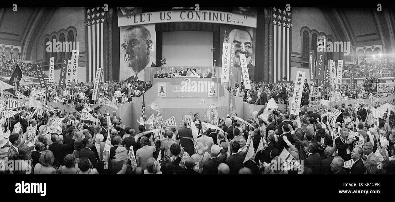 1964 Democratic National Convention 3 (2 Stock Photo - Alamy