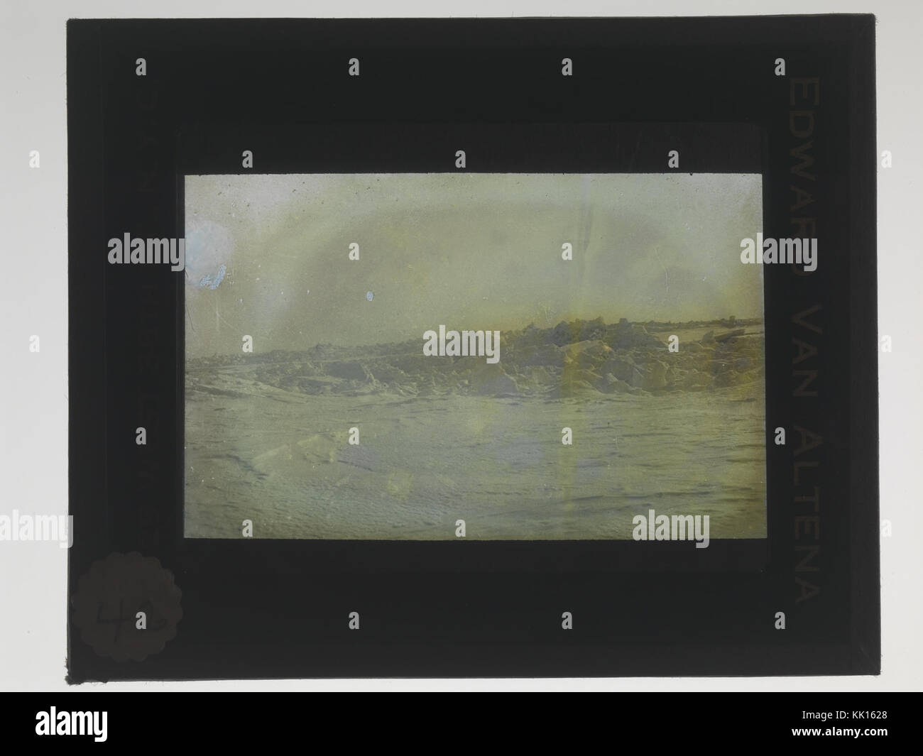 This landscape photograph shows the Arctic region, taken during an ...
