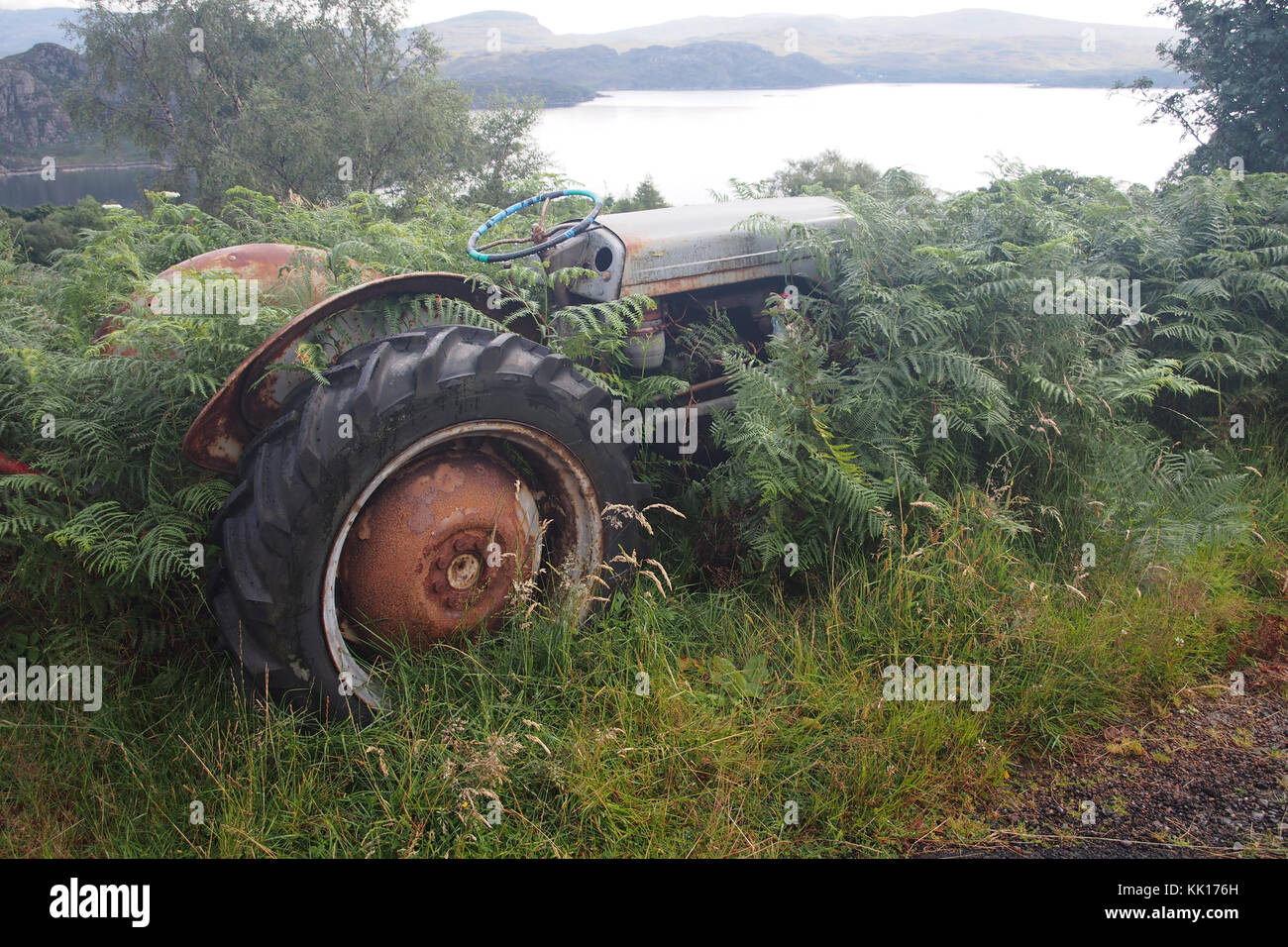 Tractor steering wheel hi-res stock photography and images - Alamy