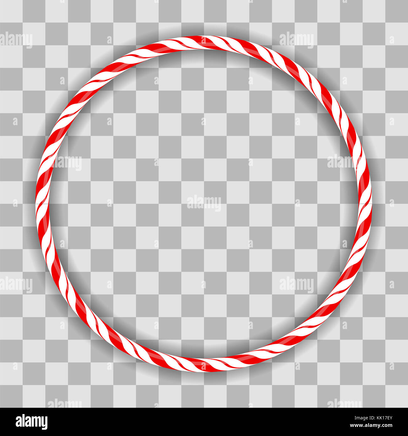 Sweet Striped Candy Circle Frame Stock Photo - Alamy