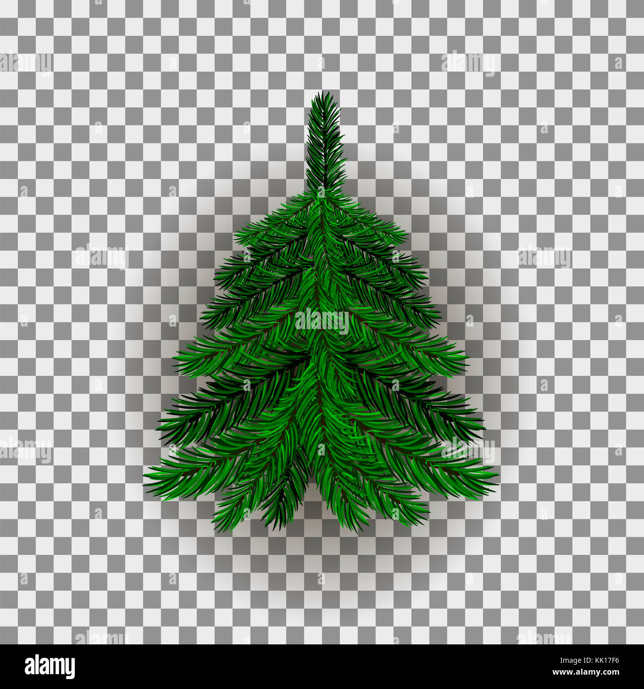 Green Christmas Tree Stock Photo - Alamy