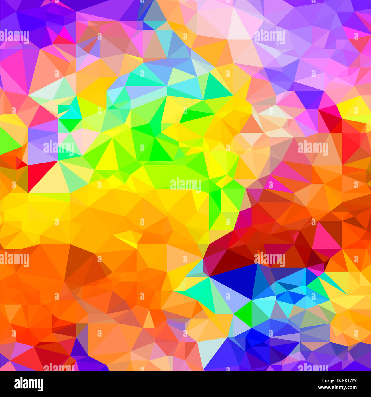 Abstract multicolored triangle tile background hi-res stock photography ...