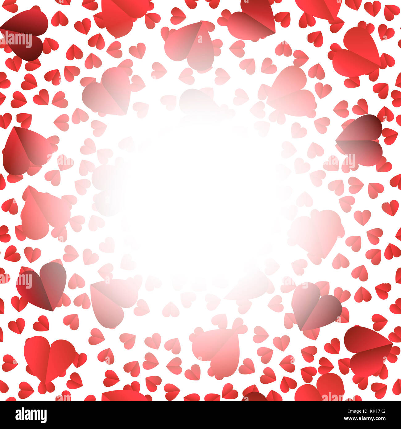 Romantic Red Heart Seamless Pattern Stock Photo - Alamy