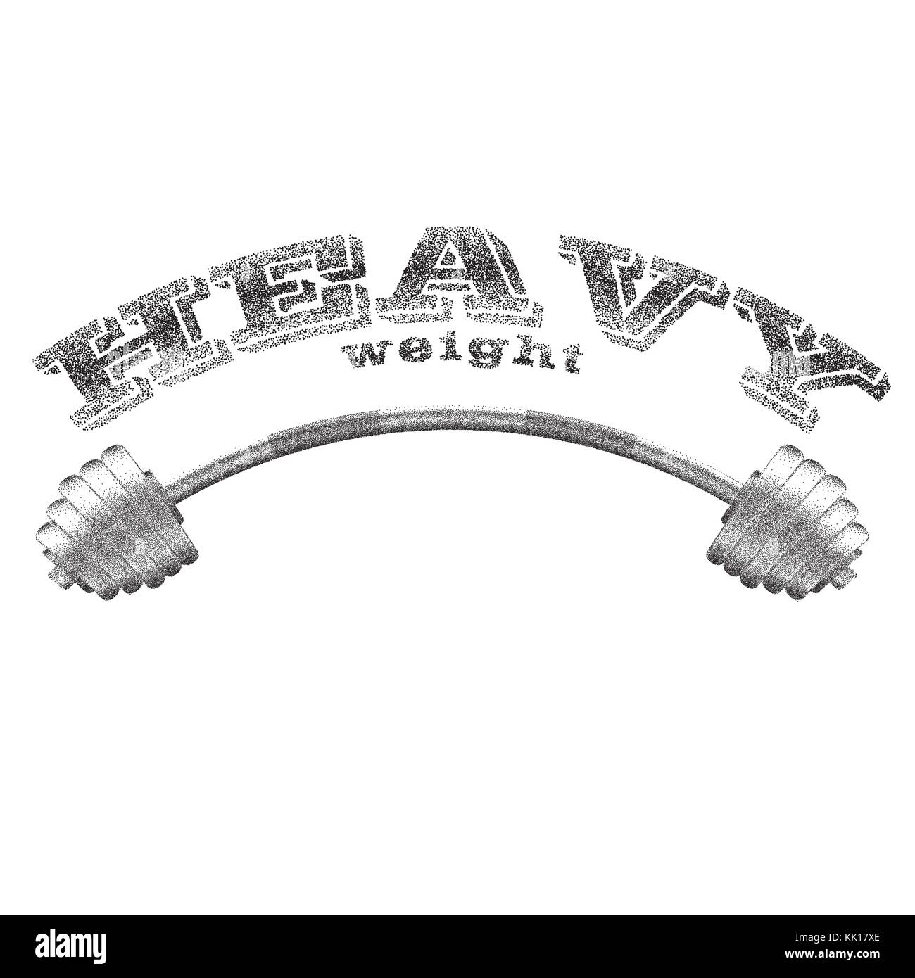 Barbell isolated heavy weight Stock Vector Image & Art - Alamy