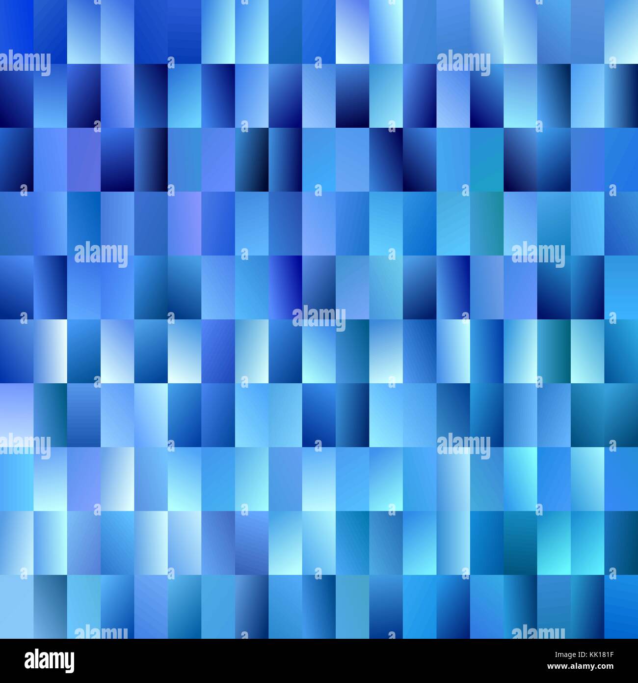Blue abstract rectangle background - trendy geometrical vector ...