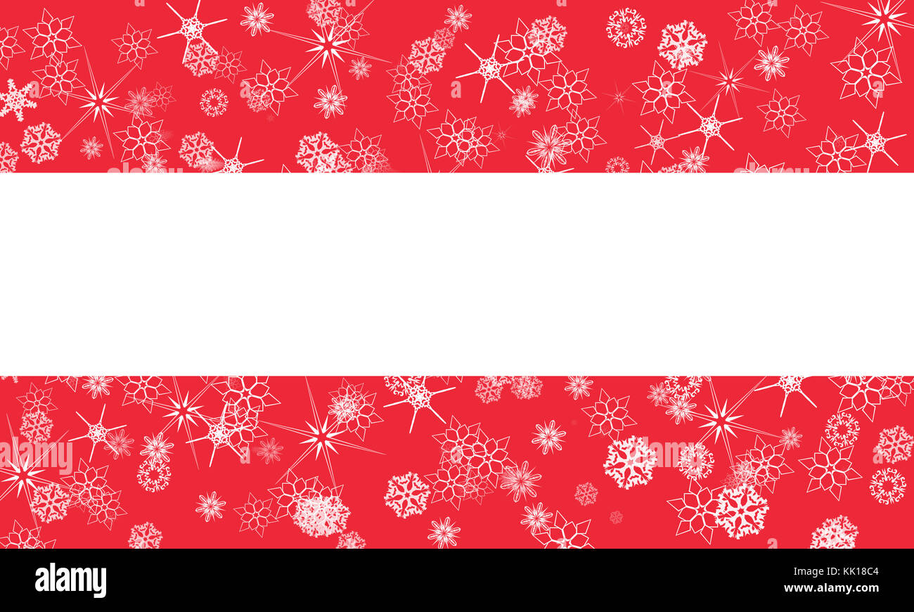 Austria winter snowflake flag Stock Photo - Alamy