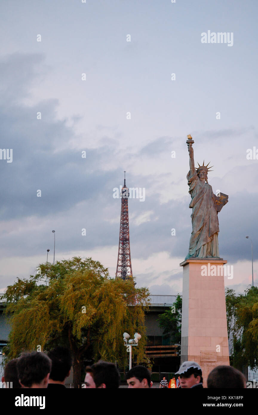 Smaller replica of Liberty Enlightening the World commonly known as a ...