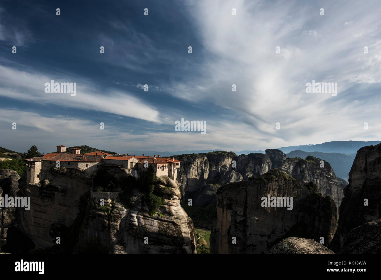 Monasteries of Meteora, Northern Greece Stock Photo - Alamy