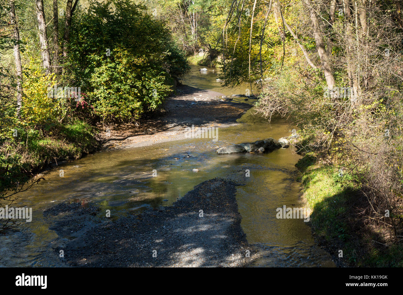 A pretty little stream in the Austrian Alps Stock Photo - Alamy