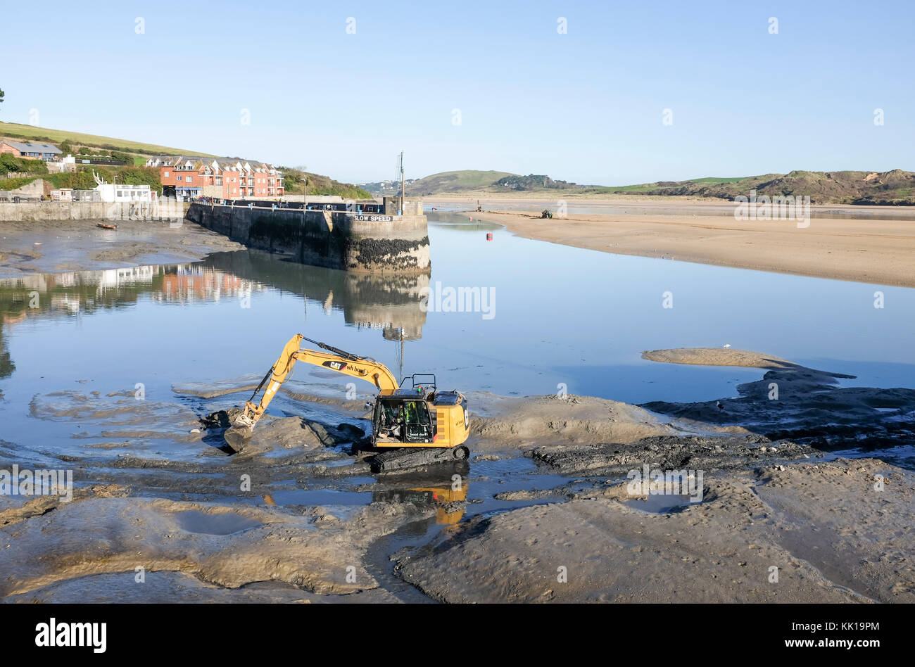 Dredging the harbour padstow hi-res stock photography and images - Alamy
