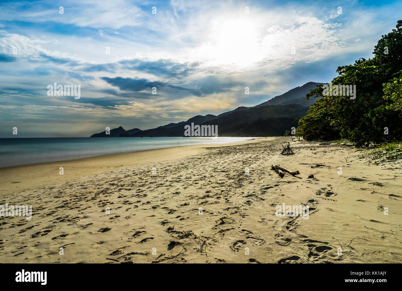 Lopes Mendes Beach in Ilha Grande south of Rio de Janeiro Brazil Stock ...
