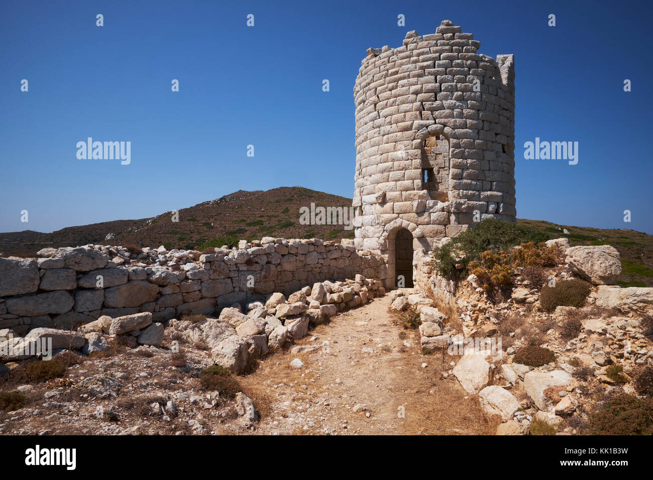 Ancient greek tower drakanon ikaria hi-res stock photography and images ...