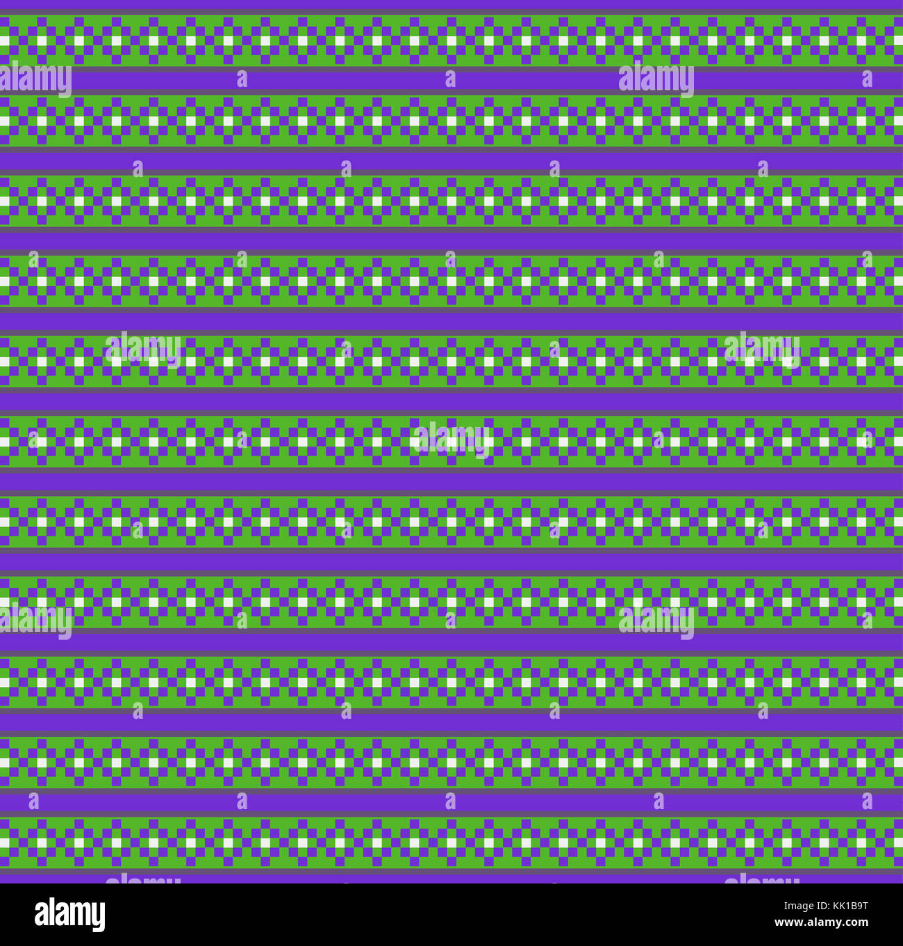 Cute festive green and violet seamless background with rhombus and ...