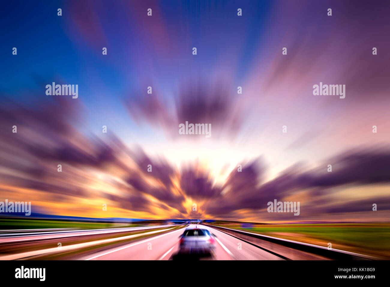 Abstract road curve hi-res stock photography and images - Alamy