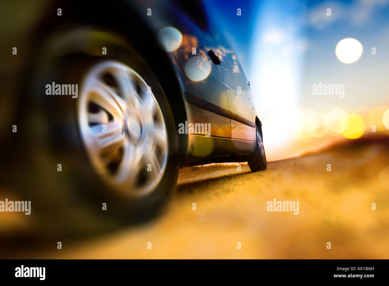 Car and automotive concept. Abstract background speed in auto.Tire and ...