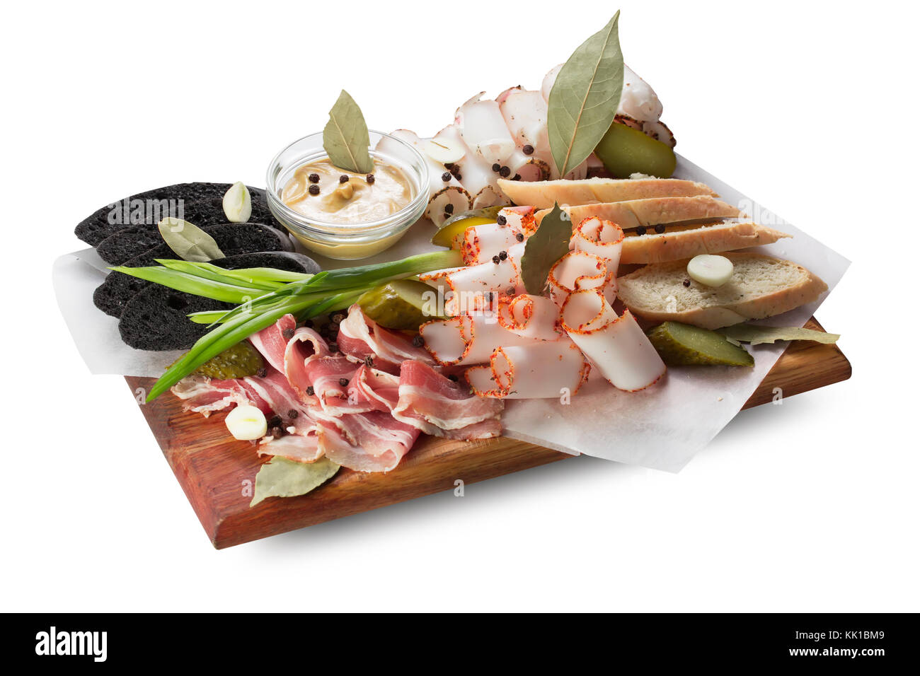 Deli cheese plate cold Cut Out Stock Images & Pictures - Alamy