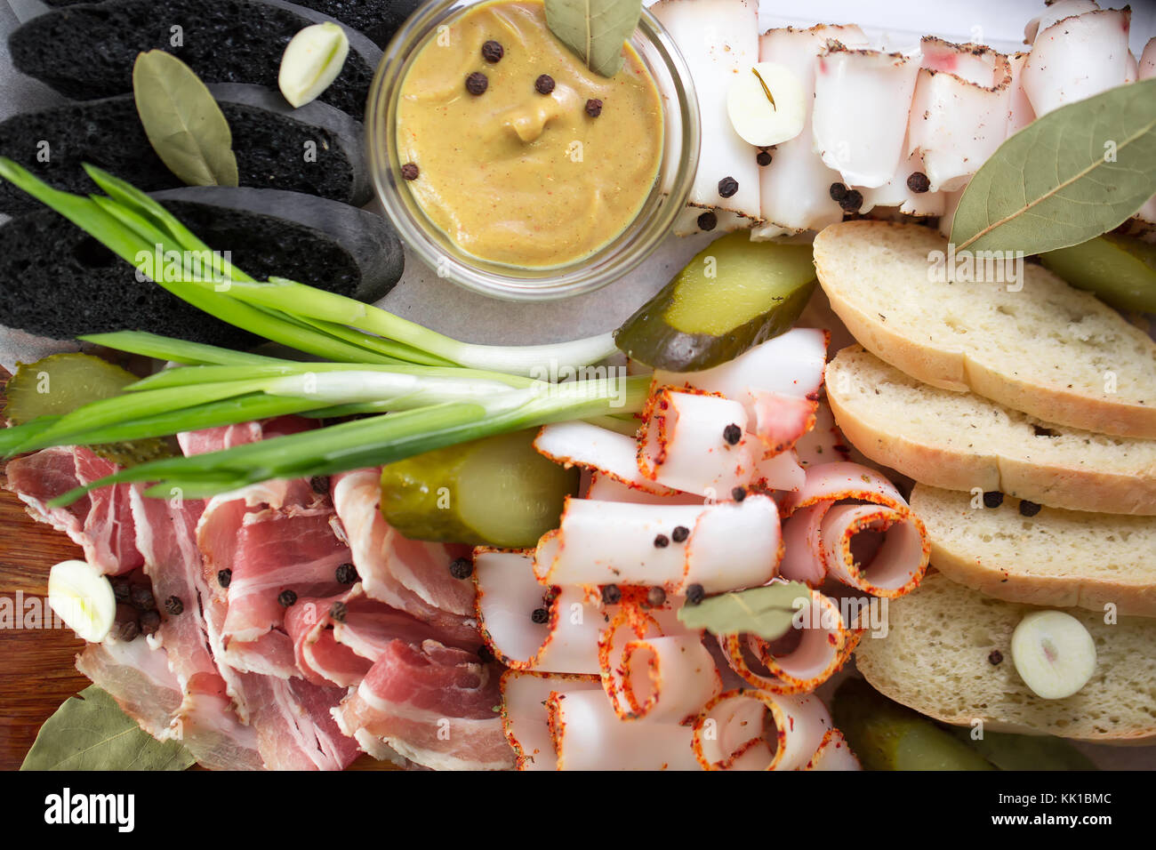 plate of cold meats Stock Photo - Alamy