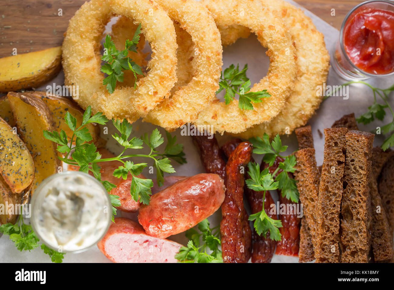 Beer and snacks set hi-res stock photography and images - Alamy
