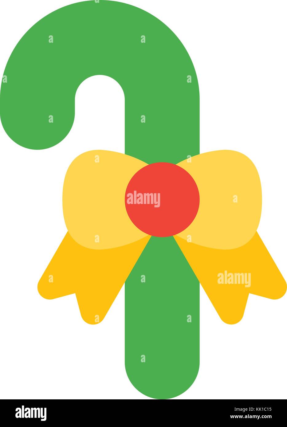 Candy cane decorative bow Stock Vector Images - Alamy