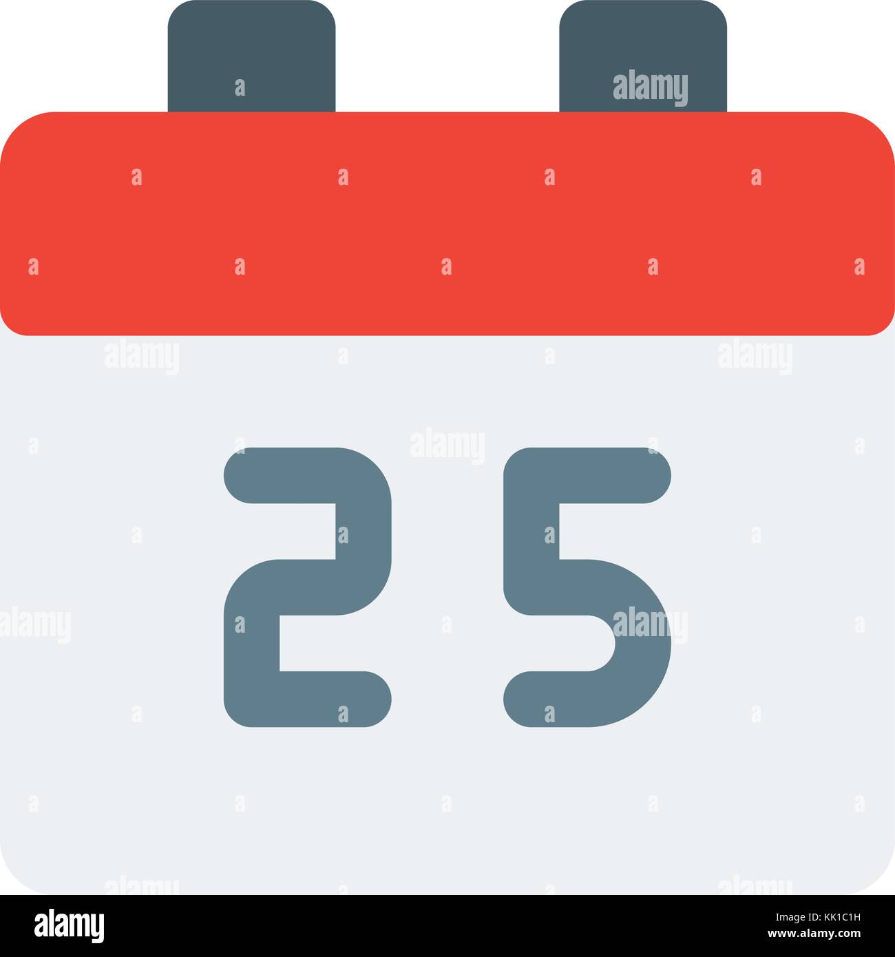 Calendar 25 december icon Stock Vector Images - Alamy