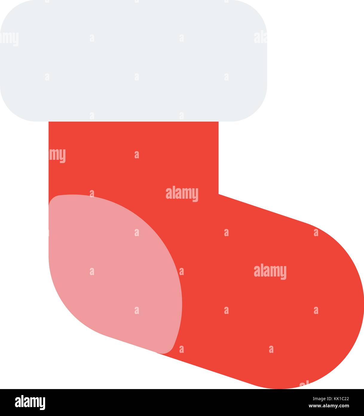Empty Christmas stocking Stock Vector Image & Art - Alamy