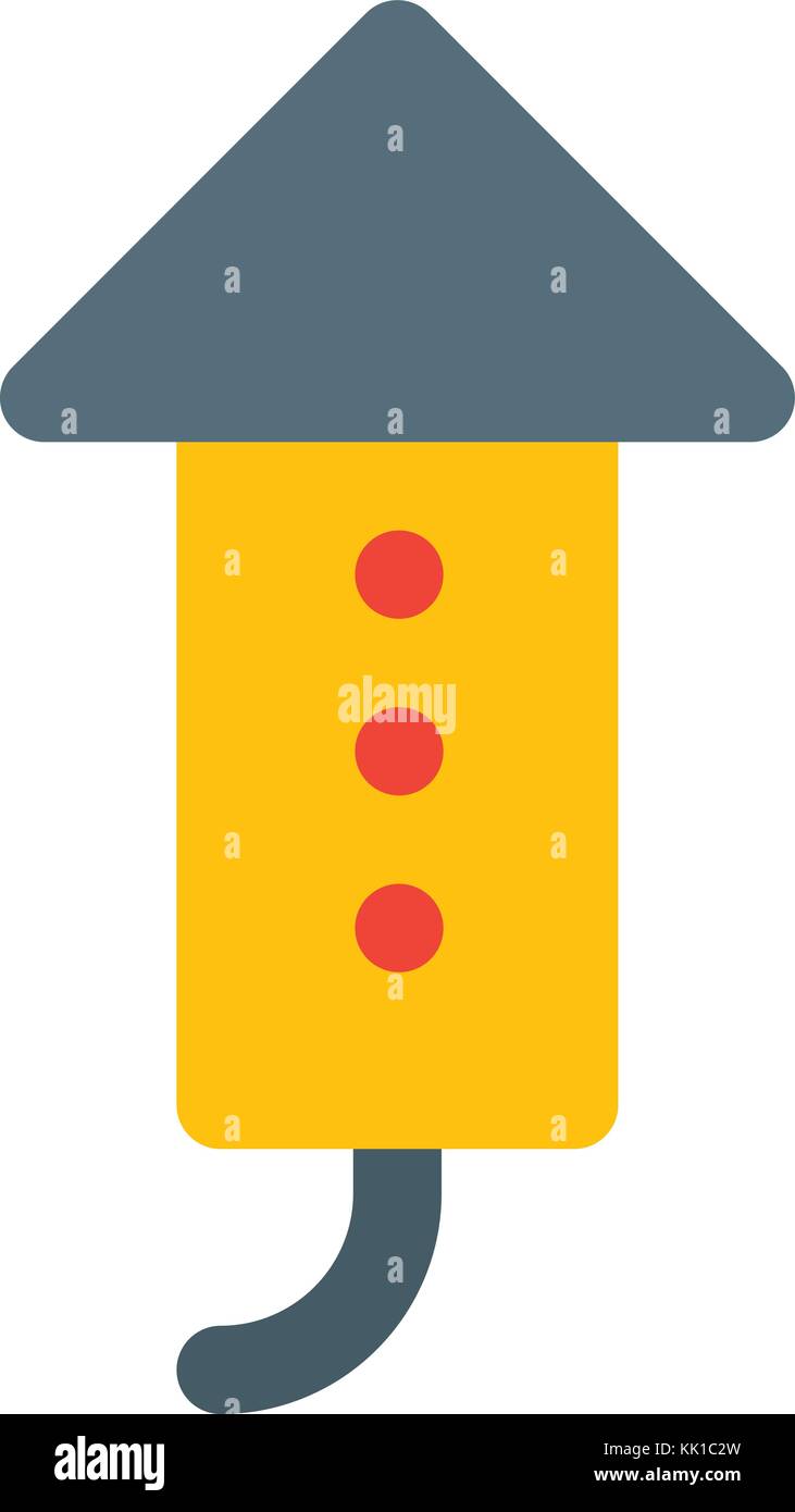 Conical head rocket, firework Stock Vector Image & Art - Alamy