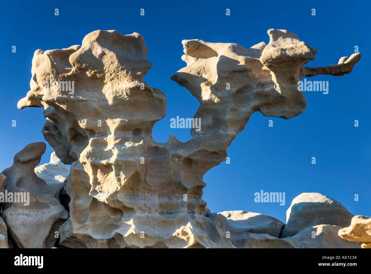 Flying Witch, siltstone rock formation at Fantasy Canyon, near Vernal ...