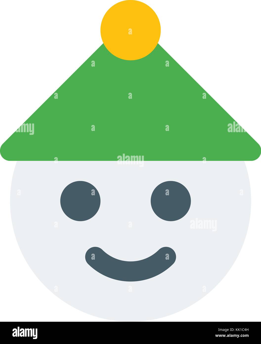 Smiling snowman face Stock Vector Image & Art - Alamy