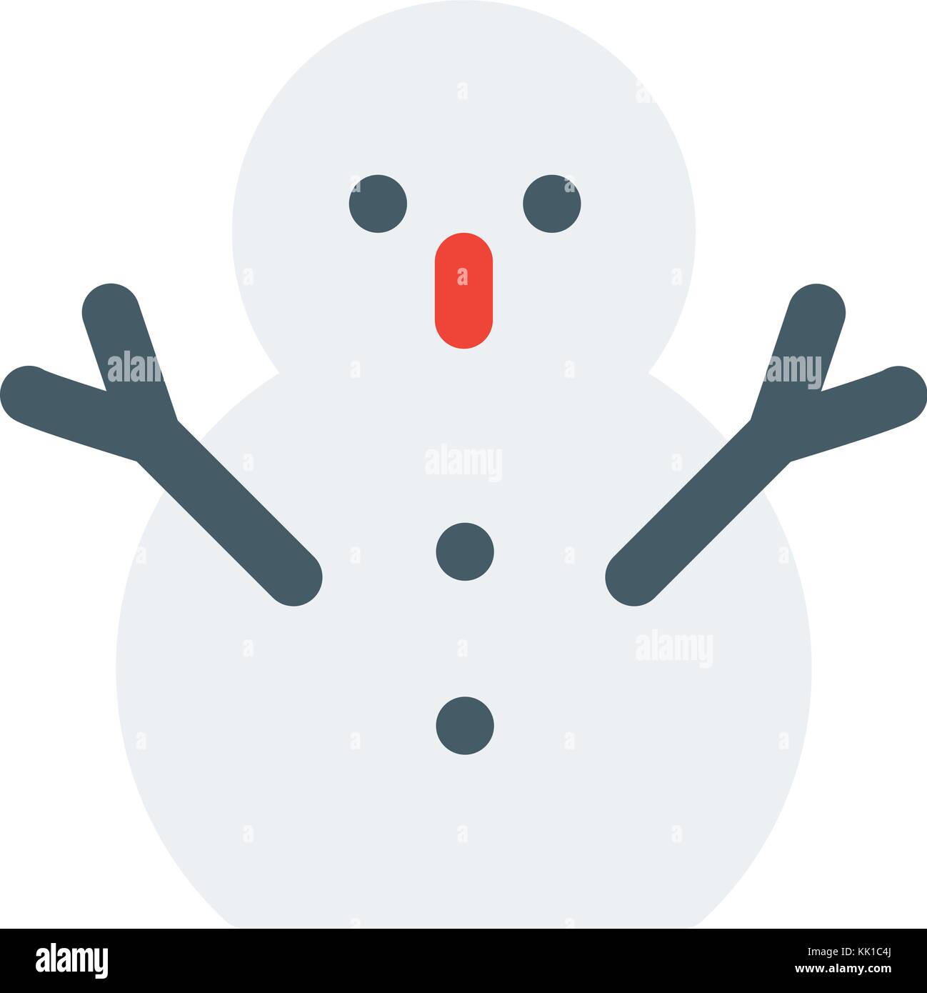 Snowman, an ice scuplture Stock Vector Image & Art - Alamy