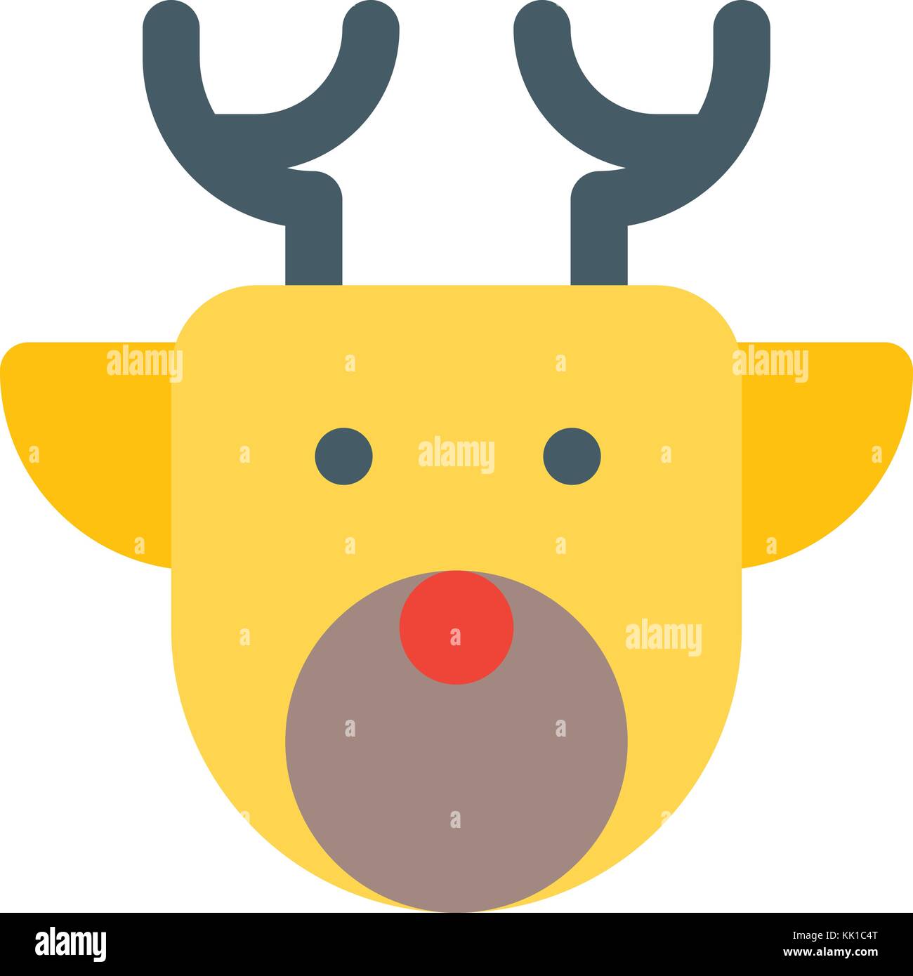 Stag, christmas reindeer Stock Vector Image & Art - Alamy