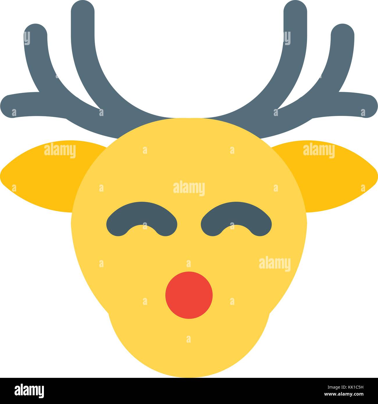 wildlife reindeer head Stock Vector Image & Art - Alamy