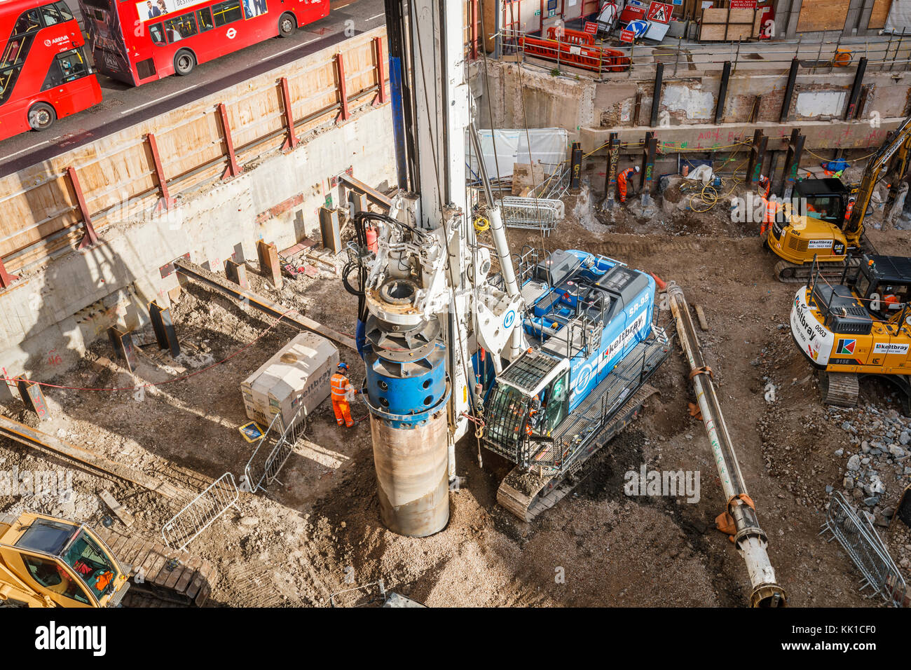 The Whole Block Site, the building construction site for the new ...