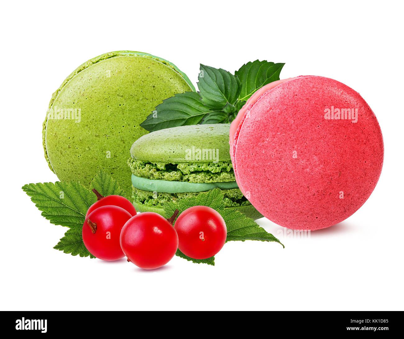 French dessert yellow macaroons Cut Out Stock Images & Pictures - Alamy