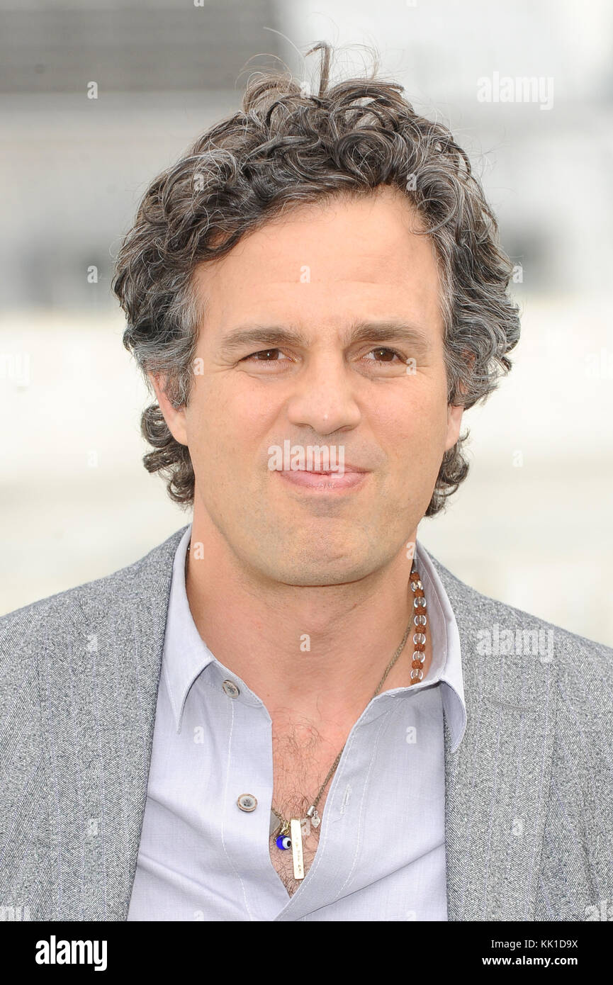 American actor Mark Ruffalo attends a photocall for Begin Again at ...